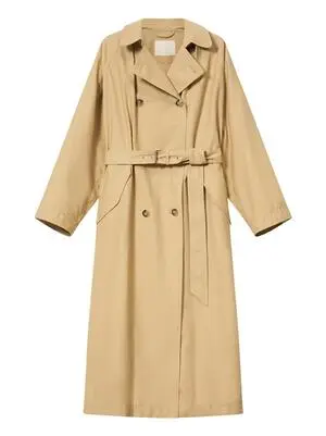 ETOILE Cacilda Cotton Gabardine Trench Coat - Beige