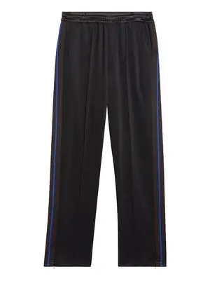 WALES BONNER Track Pants With Satin Waistband And Side Stripes - Black