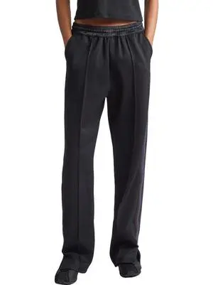 WALES BONNER Track Pants With Satin Waistband And Side Stripes - Black