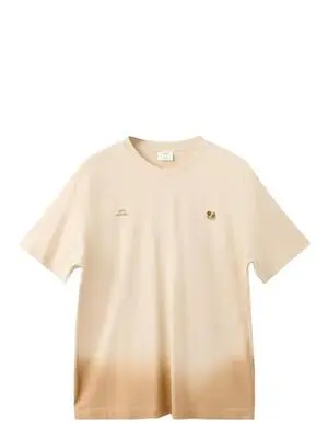 Mango Ombré Crewneck T-shirt - Beige