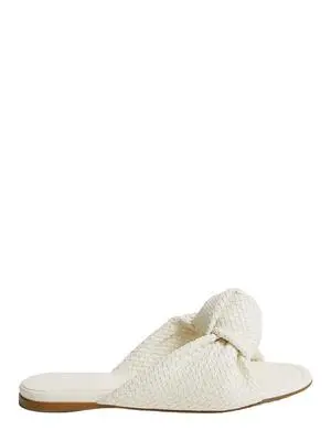 Bottega Veneta Bottega  Veneta Cherry Flat Mule Alabaster