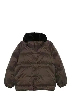 YVES SALOMON Yves Salomon Quilted Hooded Jacket
