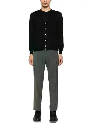 D4.0 V-neck Button-up Cardigan - Black
