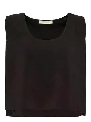 CLUB21 Crepe Top With Shoulder Pads