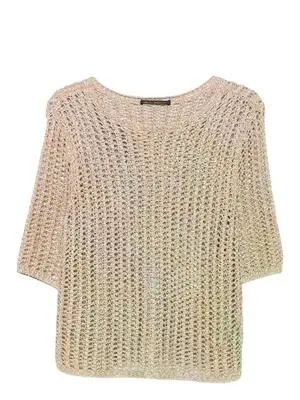 BETTY BARCLAY Betty Barclay Open-Knit Sequin-Embellished Top