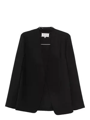 MAISON MARGIELA Collarless Jacket - Black