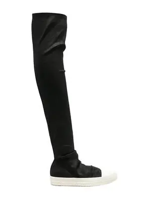 Rick Owens Toe-cap High-top Sneakers - Black