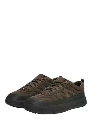 Moncler Altive Nubuck & Suede Lace-up Sneakers - Brown