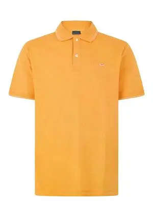 Paul & Shark Cotton Polo Shirt - Orange