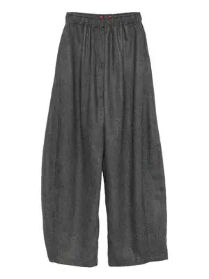 THELATEST Elasticated Wide-leg Trousers - Grey