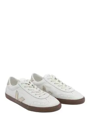 VEJA Volley Leather Platine Bark Sneakers - White