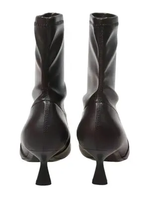 SERGIO LEVANTESI Pointed-toe Ankle Boots - Brown