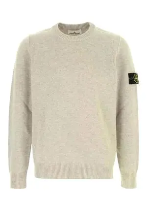 Stone Island Lambswool Crewneck Jumper - Neutrals