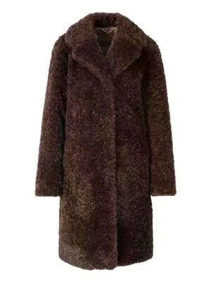 Herno Faux Fur Coat - Brown