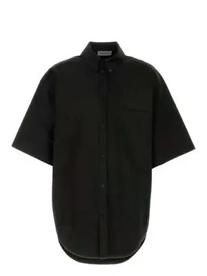 BALENCIAGA Logo-patch Oversized Shirt