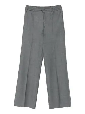 BERWICH Drawstring Wide-leg Trousers - Grey