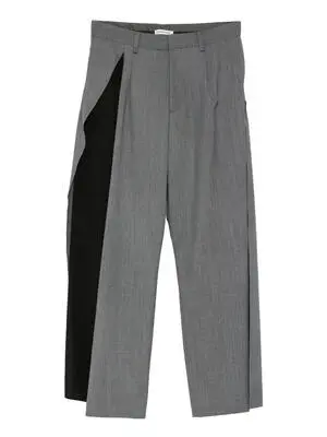 Undercover Paneled Raw Edge Trousers - Grey