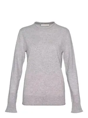 CLUB21 Fine-knit Crew-neck Sweater - Grey