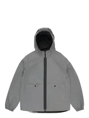 POP TRADING COMPANY Reversible Hooded Jacket - Grey
