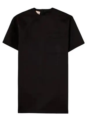 Plan C Duchese Chest-pocket Mini Dress - Black