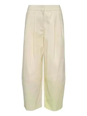 CLUB21 Pleated Wide-leg Trousers - White