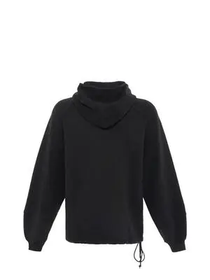APPLIED ART FORMS Pop-eye Embroidered Hoodie - Black
