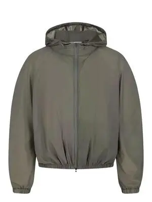 AMOMENTO Amomento Raglan-Sleeve Hooded Zip Jacket