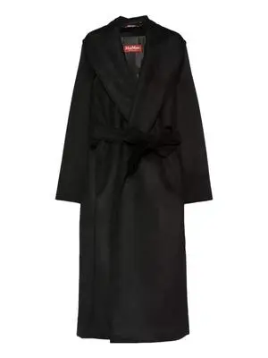 Max Mara Loriana Belted Coat - Black