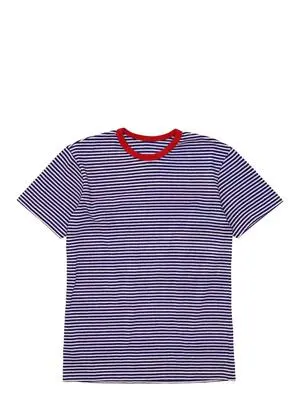 FORTELA Striped-pattern T-shirt - Blue