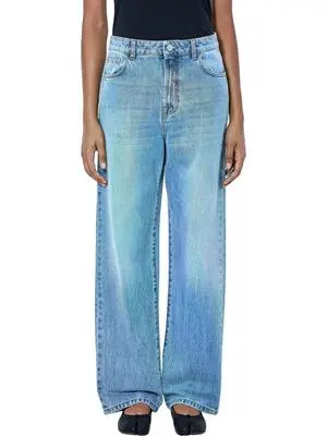 RÓHE Bruun Wide-Leg Jeans Blue