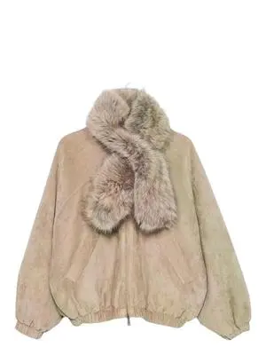 VALENTINI 1972 Reversible Faux-fur Jacket - Neutrals