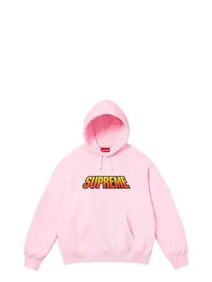 Supreme Gradient Logo-print Hoodie - Pink