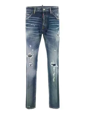 Dsquared2 Brando Classic Teddy Jeans - Blue