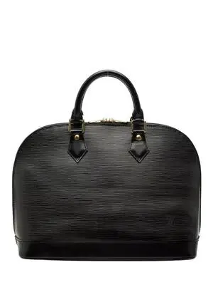 LOUIS VUITTON Epi Alma Pm Handbag - Black
