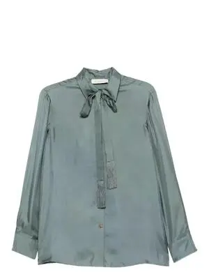 ZIMMERMANN ZIMMERMANN Pussy-Bow Collar Shirt With Tassel Detail