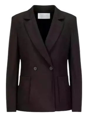 Harris Wharf London Double-breasted Notched-lapel Blazer - Brown