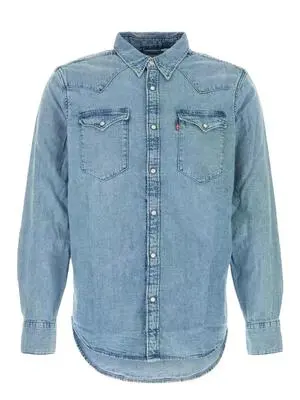 LEVI'S Barstow Denim Western Shirt - Blue