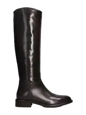 JULIE DEE Side Zip-fastening Boots - Brown