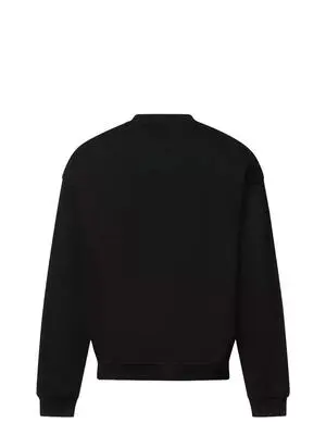 LACOSTE Heavy Fleece Sweatshirt With Embroidered Crocodile