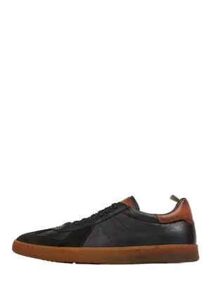 OFFICINE CREATIVE Officine Creative Militia 001 Panelled Leather Sneakers
