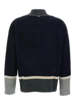 Lorena Antoniazzi Lorena Antoniazzi Colour-block Mock Neck Sweater Blue