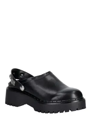 Guess Studded Platform Clogs - Black