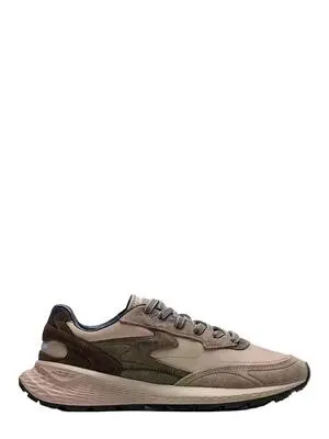 HOFF City Suede-panneled Lace-up Sneakers - Neutrals
