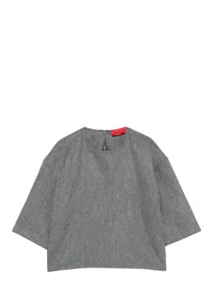 THELATEST Round-neck Top - Grey