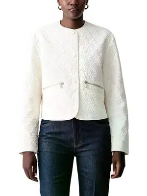 GUESS Logo Quilted Jacket