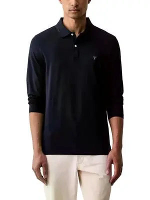Guess Logo Patch Polo Blue