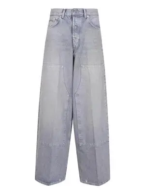 HAIKURE Panelled Wide-leg Jeans - Blue