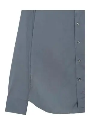 Canali Button-down Long-sleeve Shirt - Blue