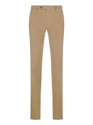 PT TORINO Twill-weave Tailored Trousers - Neutrals