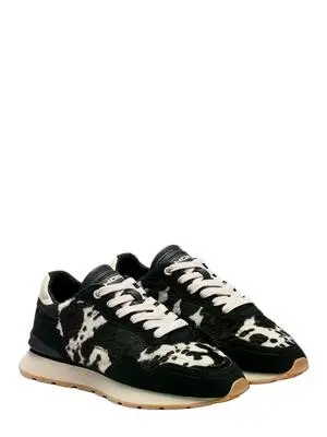 HOFF City Animal-print Suede-panelled Sneakers - Black